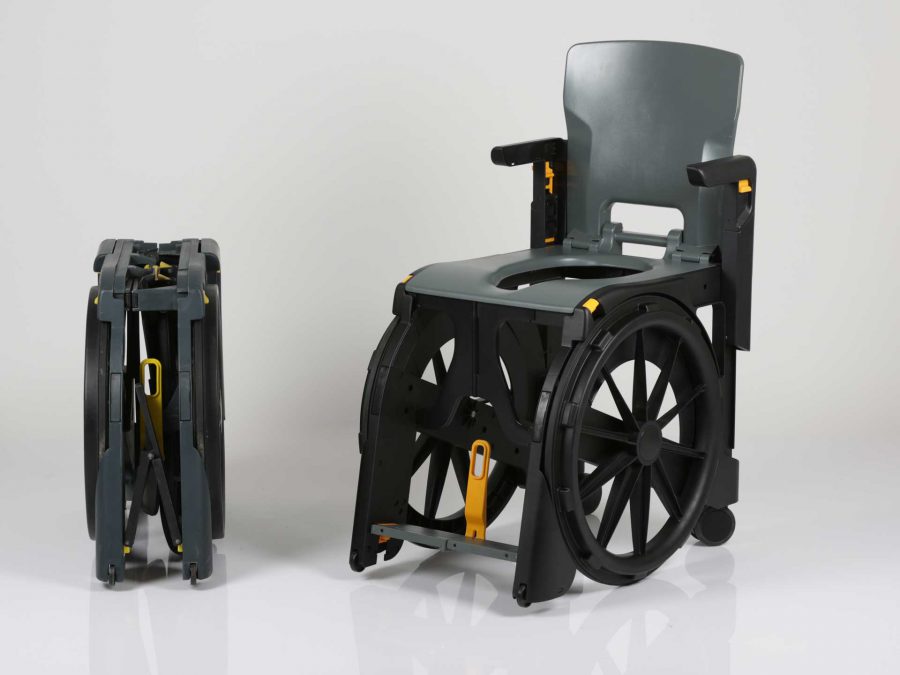 Louer fauteuil d'aisance pliant handicapé et pmr - Chaise WheelAble